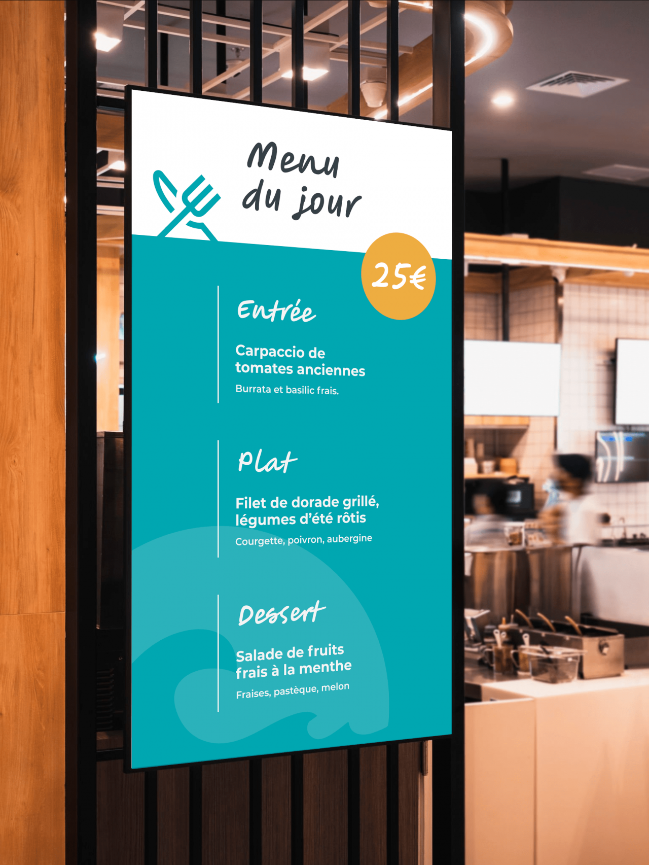 Digital signage: communicate with your guests in real time